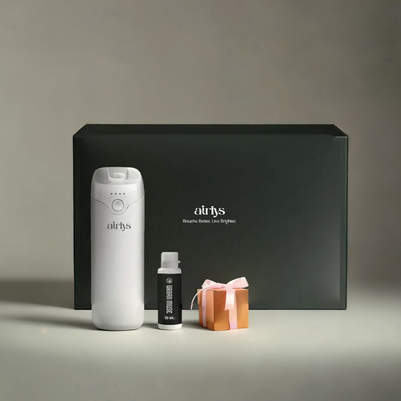 Airlys White Tower Rechargeable Diffuser With 120ML Ultrasonic Essenti ...