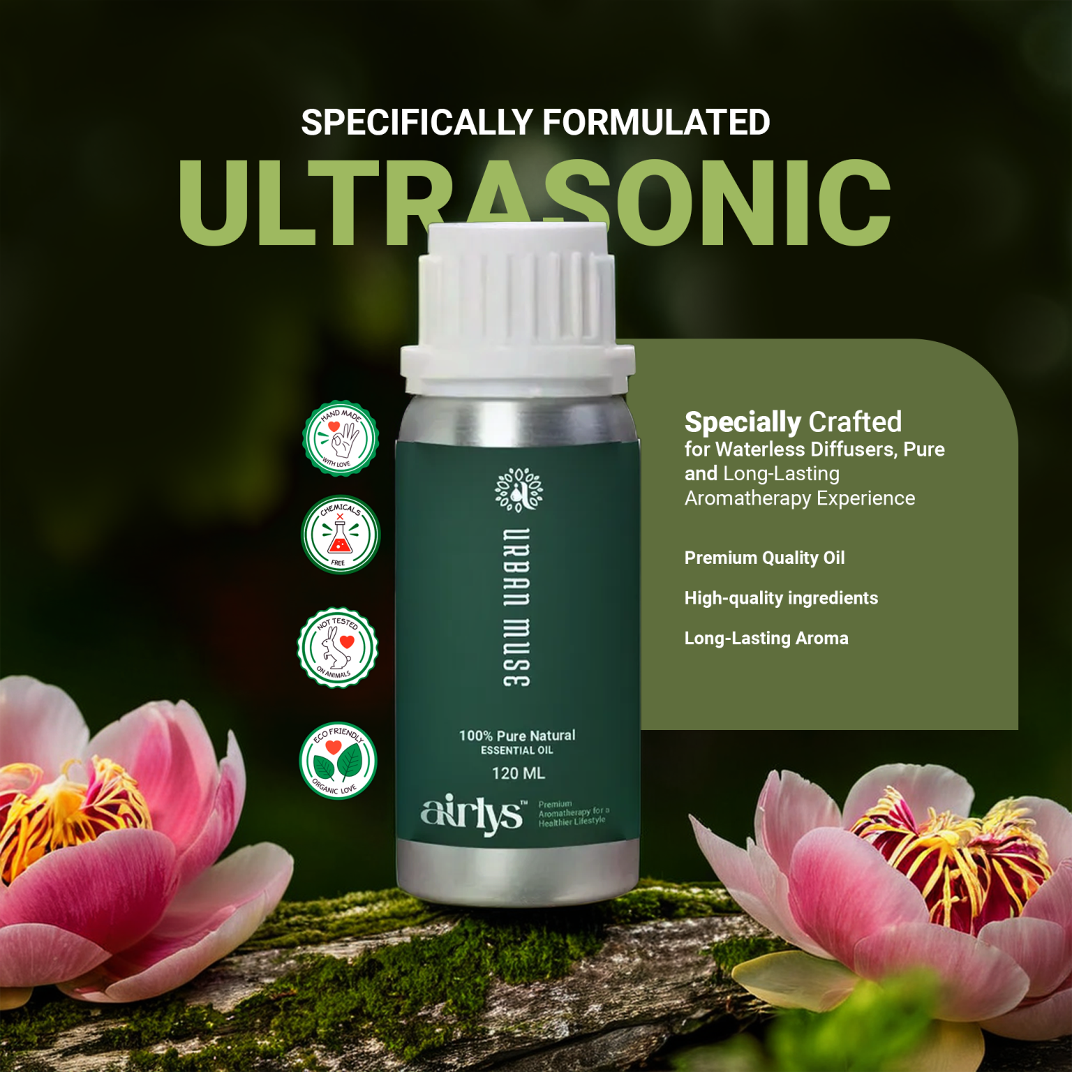 Airlys Pure Urban Muse Premium 120ml Ultrasonic Oil – Airlys Store